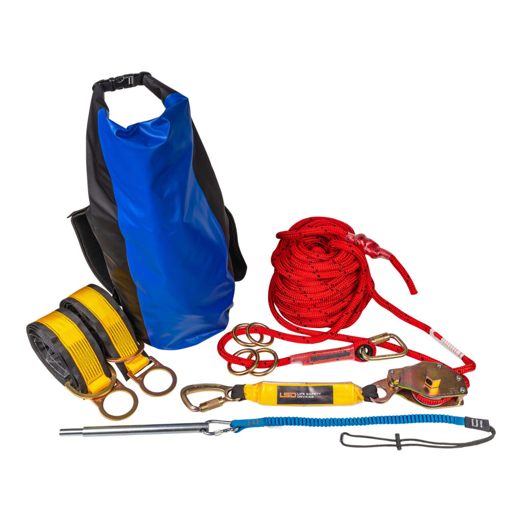 LSD Safety Horizontal Lifeline System – 4 Person – Life Safety Devices