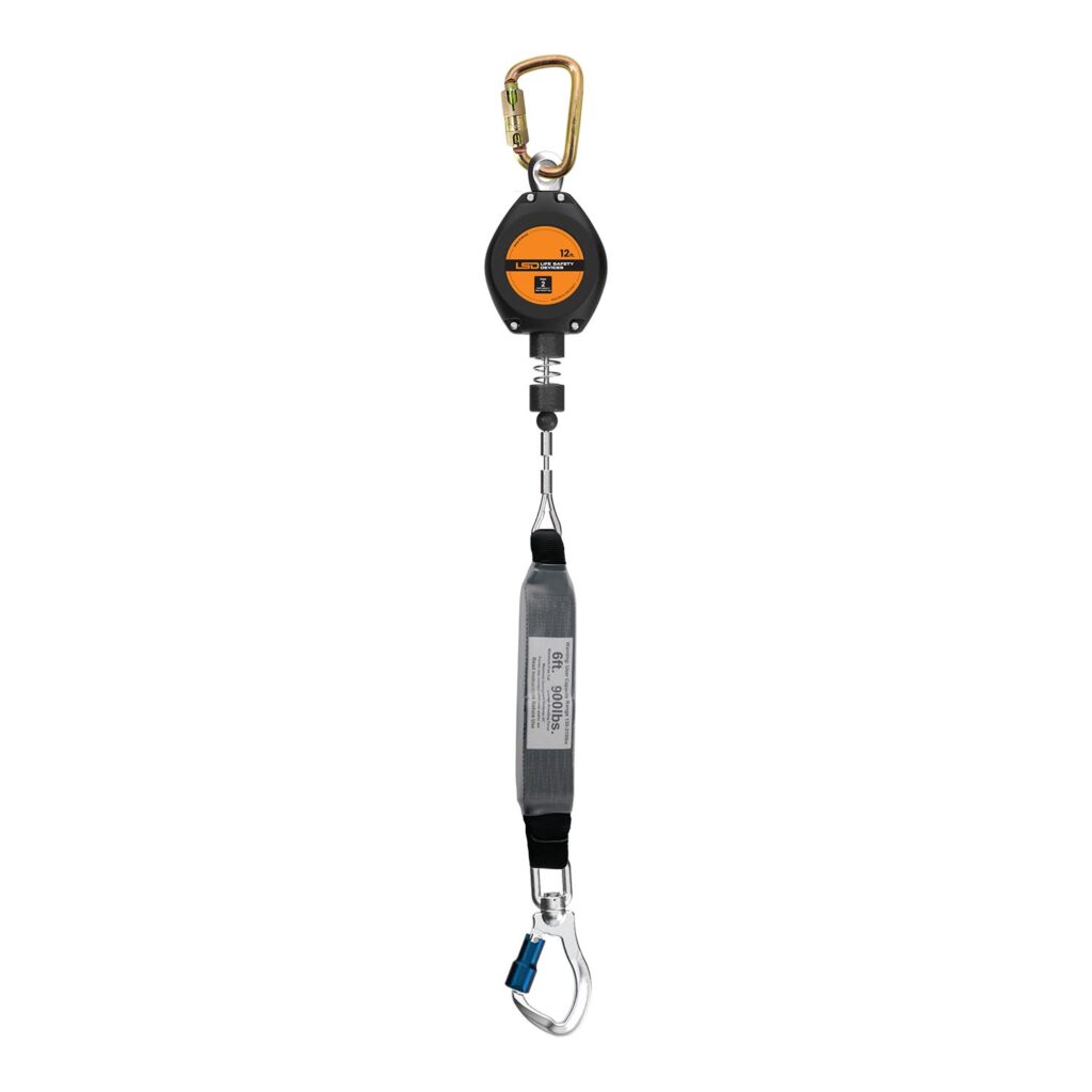 LSD Safety 12 ft. Cable Leading Edge SRL-LE – Life Safety Devices